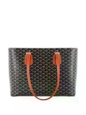 Goyard Okinawa Bag Coated Canvas Gm Satchel - Brown