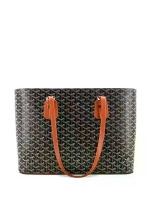 Goyard Okinawa Bag Coated Canvas Gm Satchel - Brown