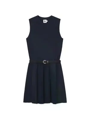 B+AB Belted Pleated Mini Dress