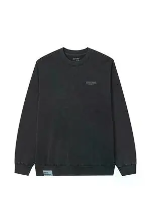 Izzue Embroidered Map-print Sweater - Grey