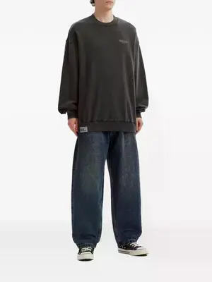 Izzue Embroidered Map-print Sweater