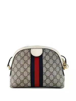 Gucci Ophidia Dome Gg Coated Canvas Small Shoulder Bag