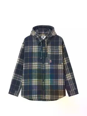 CHOCOOLATE Check-pattern Shirt Hoodie