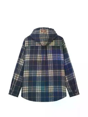 CHOCOOLATE Check-pattern Shirt Hoodie