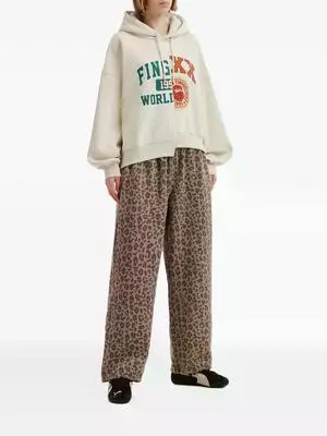 FINGERCROXX Graphic-print Asymmetric Hoodie