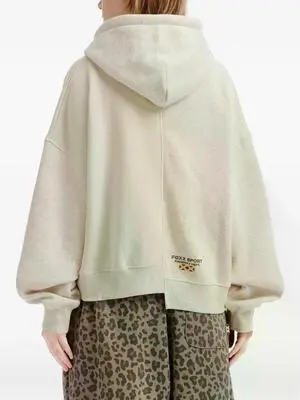 FINGERCROXX Graphic-print Asymmetric Hoodie