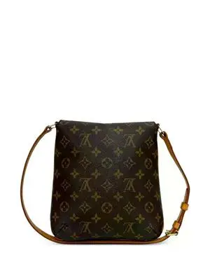 LOUIS VUITTON 2000 Monogram Musette Salsa Pm Long Strap Crossbody Bag - Brown