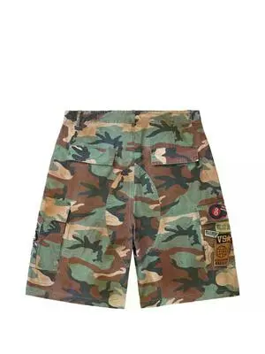 VALE FOREVER Valley Dreams Patch-embellished Shorts - Green