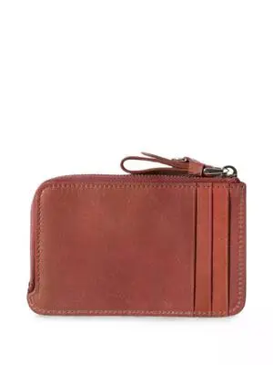 Miu Miu Embossed-logo Leather Card Holder