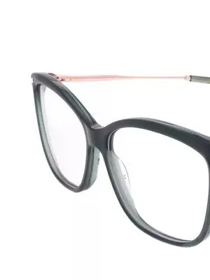 Carolina Herrera Glitter-effect Cat-eye Glasses