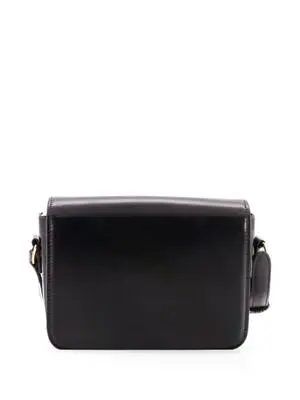 Celine Triomphe Shoulder Bag Smooth Calfskin Teen Crossbody Bag - Black