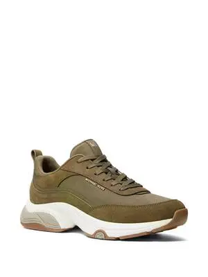 Michael Kors Suede Mesh Sneakers - Green
