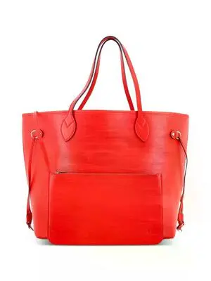 LOUIS VUITTON Neverfull Epi Leather Mm Tote Bag - Red