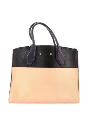 LOUIS VUITTON City Steamer Handbag Leather Mm Tote Bag - Multicolour