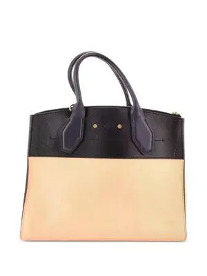 LOUIS VUITTON City Steamer Handbag Leather Mm Tote Bag - Multicolour