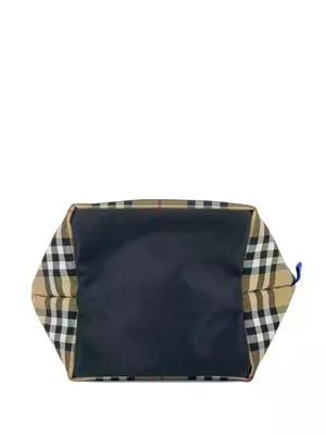 Burberry 20th Century House Check Canvas Handbag