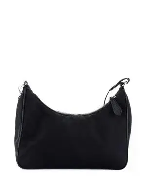 Prada Re-edition 2005 Shoulder Bag Tessuto Small Crossbody Bag - Black