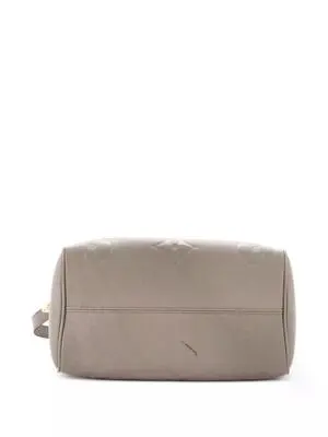 LOUIS VUITTON Speedy Bandouliere Bag Monogram Empreinte Giant 25 Satchel - Neutrals