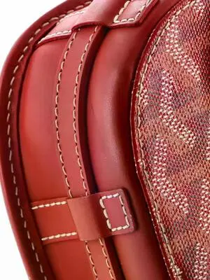 Goyard Belvedere Ii Messenger Bag Coated Canvas Pm Crossbody Bag - Red
