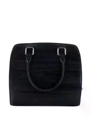 LOUIS VUITTON Pont Neuf Handbag Epi Leather Pm Satchel - Black