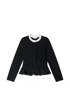Sandro Victorian Collar Cardigan