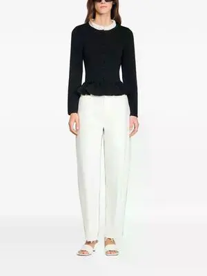 Sandro Victorian Collar Cardigan