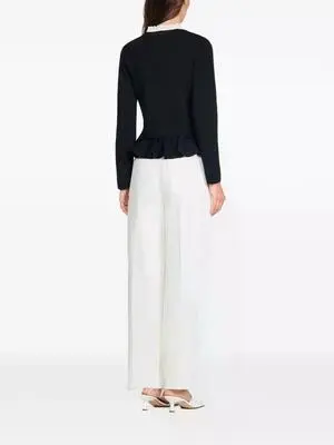 Sandro Cardigan With A Victorian Collar