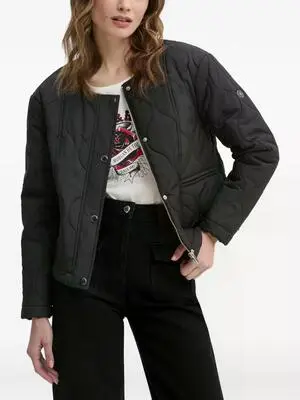 MORGAN Quilted Zip-up Jacket