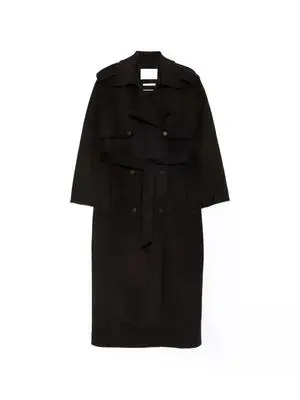 IVY OAK Belted Double-breasted Coat