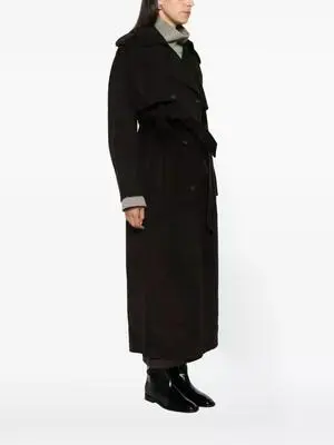 IVY OAK Belted Double-breasted Coat