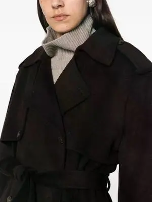 IVY OAK Belted Double-breasted Coat