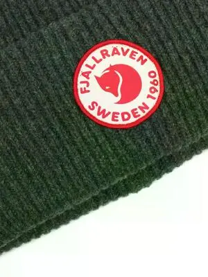 Fjallraven 1960 Logo-patch Beanie Hat - Green