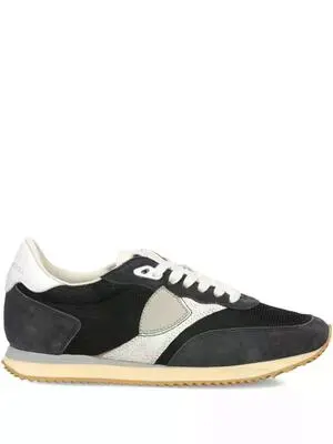 Philippe Model Blville Panelled Low Trainers - Black