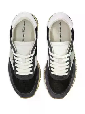 Philippe Model Blville Panelled Low Trainers - Black