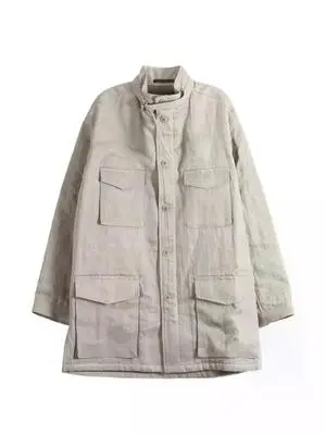 Yohji Yamamoto Four-pocket High-neck Military Jacket