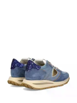Philippe Model Tropez Haute Glitter-heel-counter Sneakers