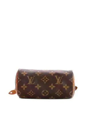 LOUIS VUITTON Speedy Mini Hl Handbag Monogram Canvas Satchel