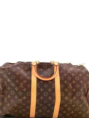 LOUIS VUITTON Keepall Bag Monogram Canvas 45 Satchel