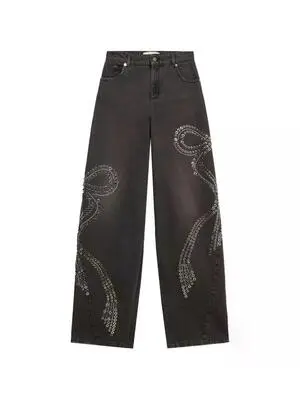 Blumarine Embellished Studded Jeans