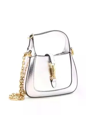 Gucci Jackie 1961 Chain Leather Mini Hobo Bag