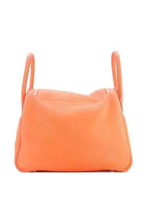 Hermès Lindy Bag Clemence 30 Shoulder Bag - Orange