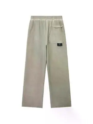 Izzue Faded Raw-edge Track Pants