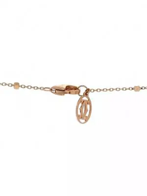 Cartier Clash De Pendant 18k Rose Gold With Diamonds Necklace - Pink