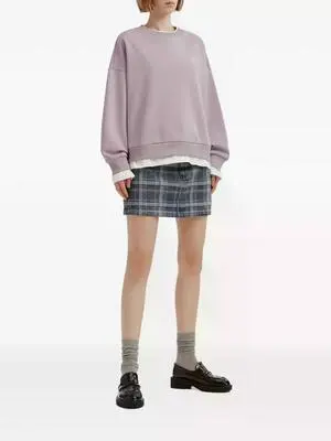 B+AB Logo-embroidered Layered-effect Sweater - Purple