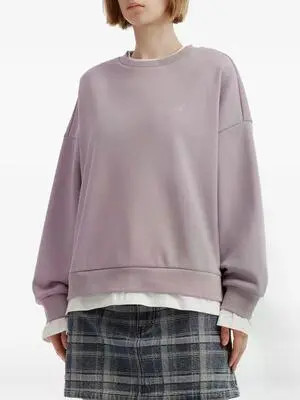 B+AB Logo-embroidered Layered-effect Sweater - Purple