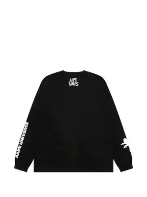 AAPE BY *A BATHING APE Logo-print Long-sleeve T-shirt