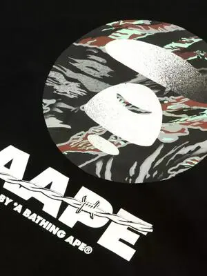 AAPE BY *A BATHING APE Logo-print Long-sleeve T-shirt