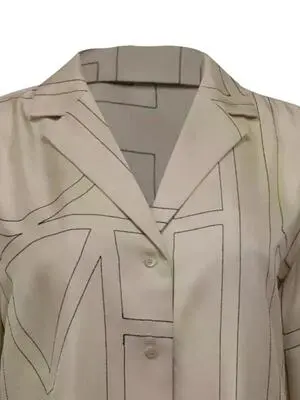 TOTEME Embroidered-detail Shirt - Neutrals
