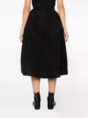 Cecilie Bahnsen Bala Textured Midi Skirt