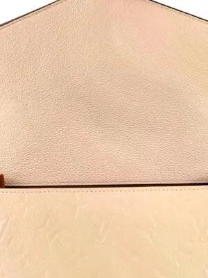 LOUIS VUITTON Braided Handle Pochette Metis Monogram Empreinte Leather Crossbody Bag